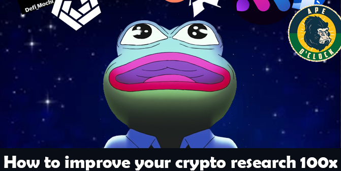 How to improve your crypto research 100x — 2Lambroz.eth 🐑