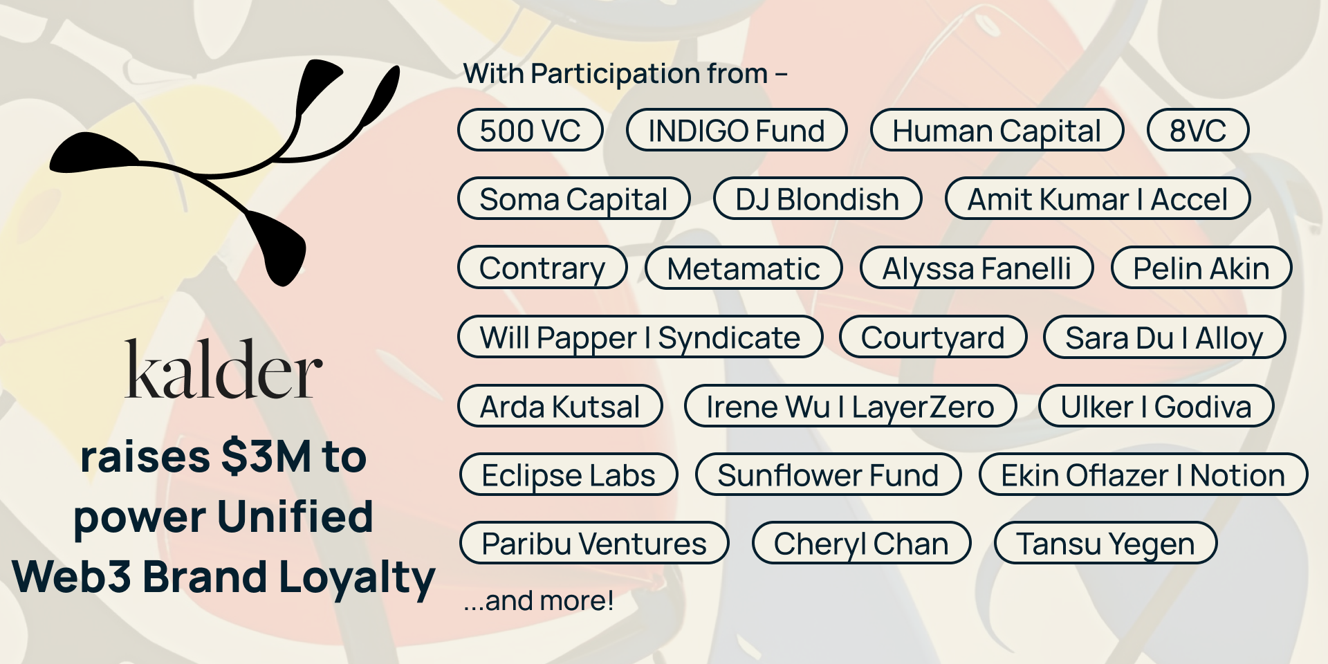 Kalder Raises $3M to power Web3 Brand Loyalty — Kalder