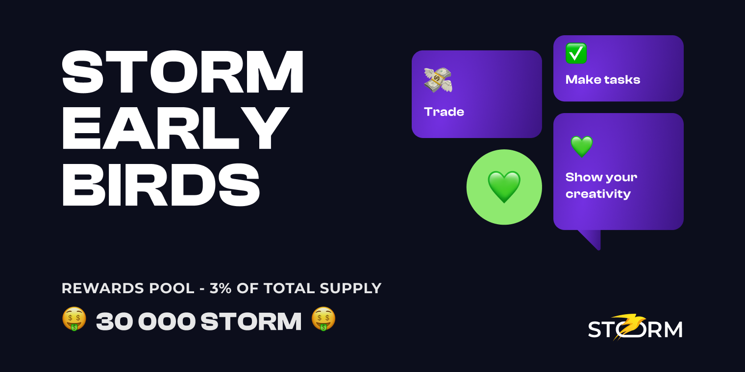 Storm Early Birds & Airdrop — Storm Trade | Blog