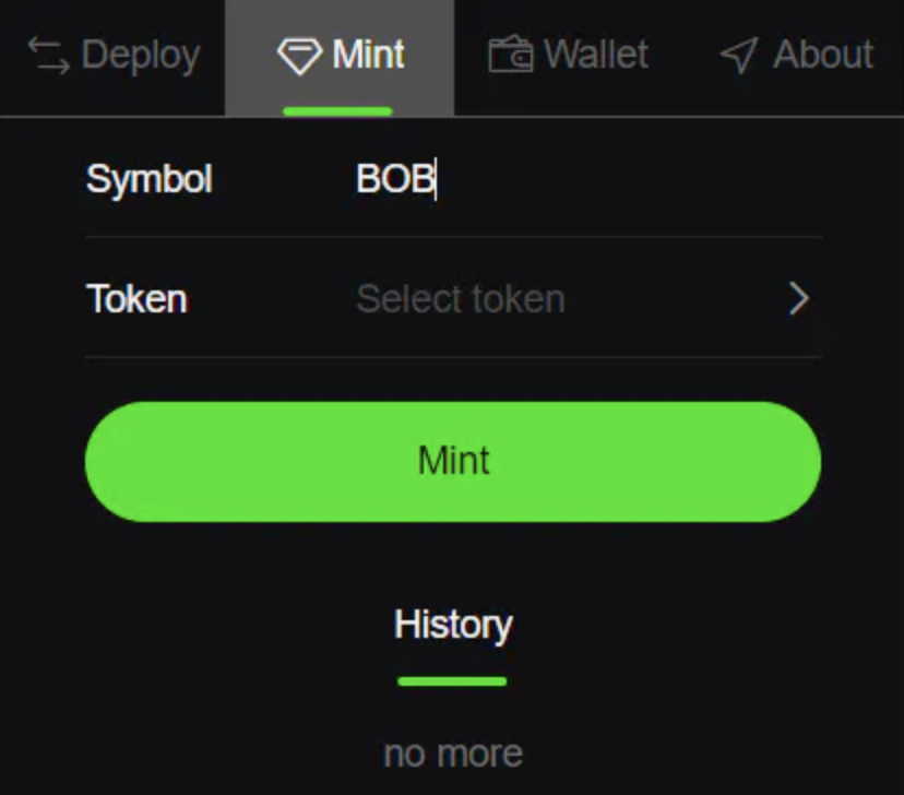 CRC20 Token BOB Minting Tutorial — Tomhamd
