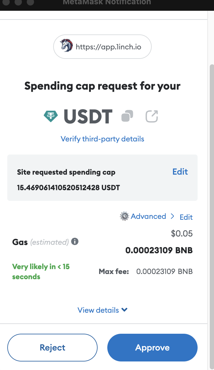 How to Swap Crypto with the 1inch? — 0x8f6E…2AD2
