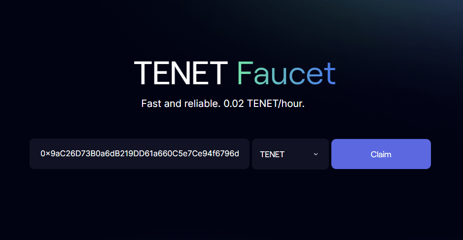 How to interact with Tenet testnet — Atoms Research