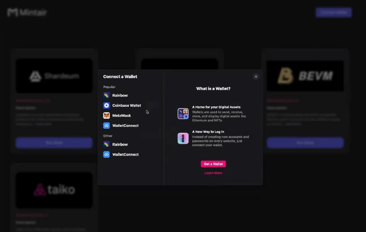 Tutorial: Running a Nulink Worker using Mintair — Mintair | One Click Node 🪄
