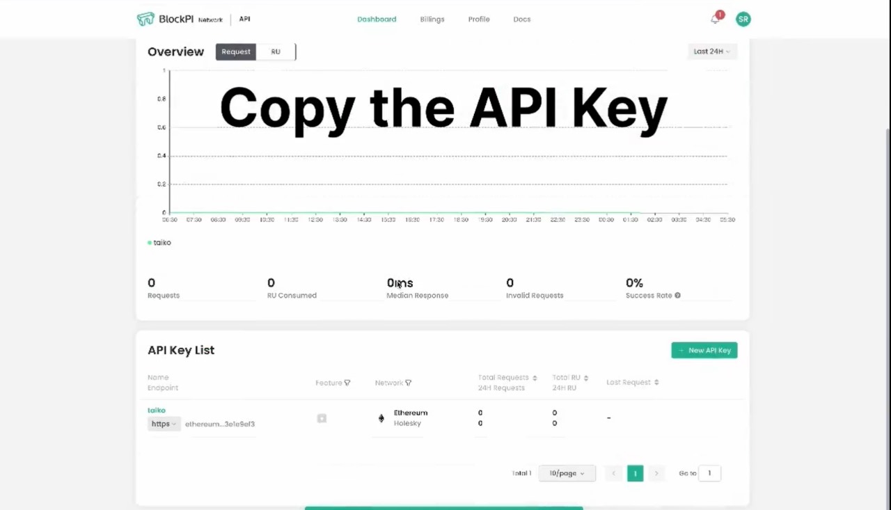 Tutorial: Setting up Taiko Node on Mintair — Mintair | One Click Node 🪄