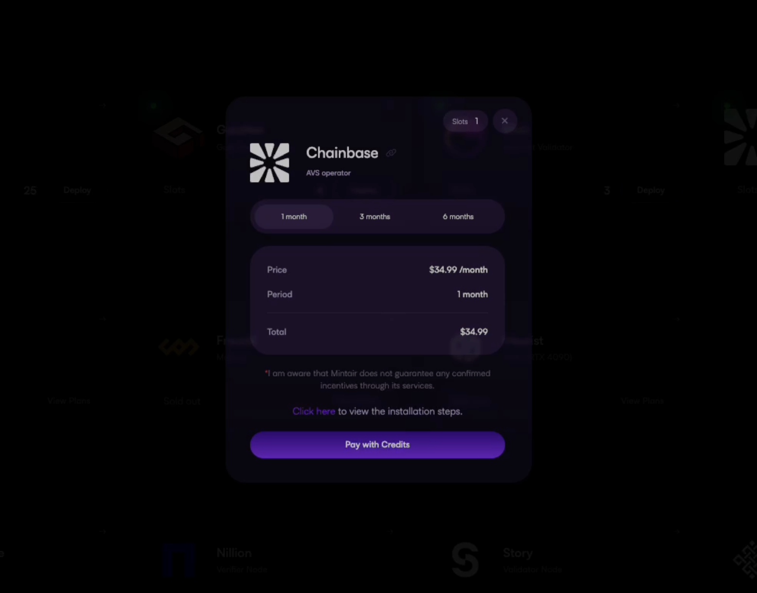 Setting Up a Chainbase AVS Operator with Mintair - Cress